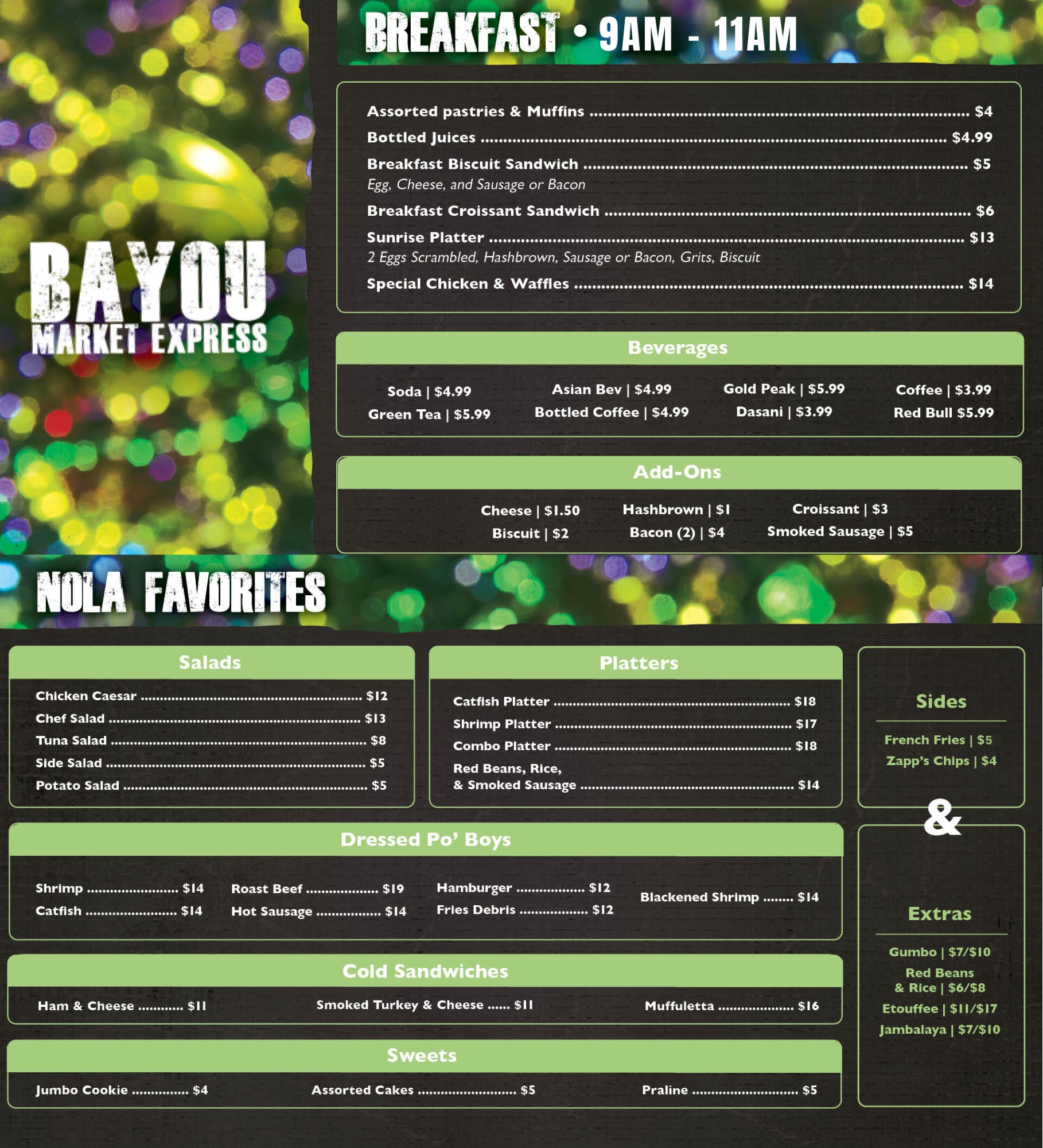 Bayou Market Express: Quick Dining | Boomtown New Orleans